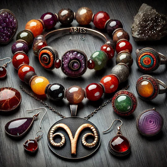 Jewelry for the Aries zodiac sign: suitable crystals and stones – DRUZY