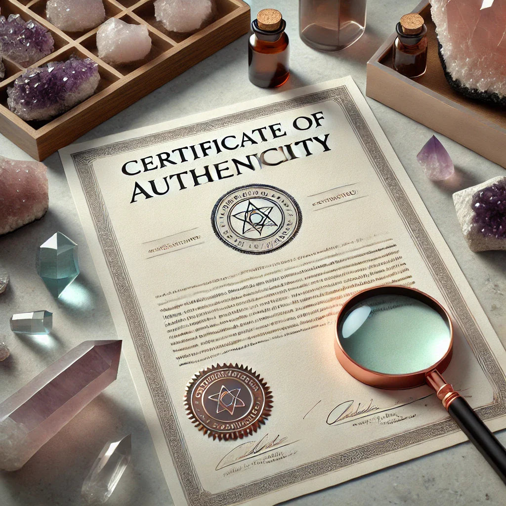 The role of certificates of authenticity in the purchase of minerals ...